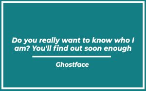 113 Best Ghostface Quotes (with Commentary) - Burning For Success