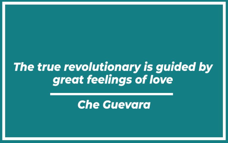 115+ Best Che Guevara Quotes (with Commentary) - Burning For Success