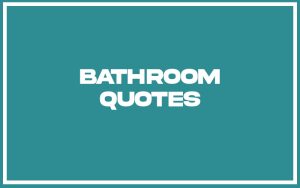 113 Best Bathroom Quotes (with Commentary) - Burning For Success