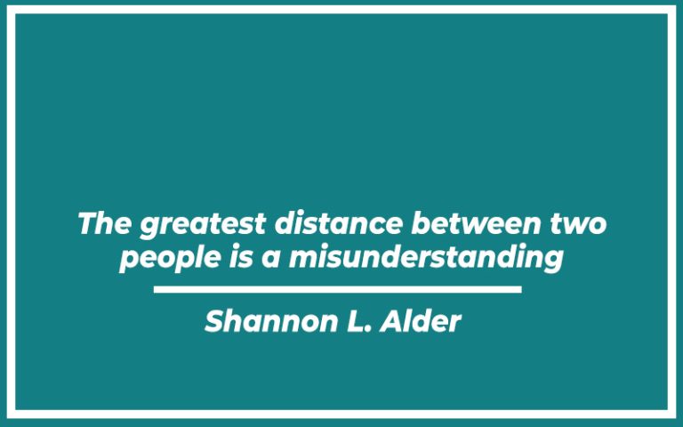 113 Best Misunderstanding Quotes (with Commentary) - Burning For Success