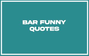 113 Best Bar Funny Quotes (with Commentary) - Burning For Success