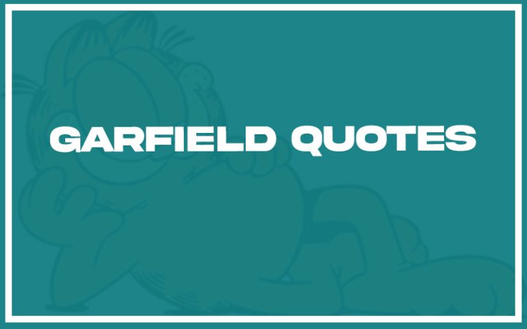 115 Best Garfield Quotes (with Commentary) - Burning For Success