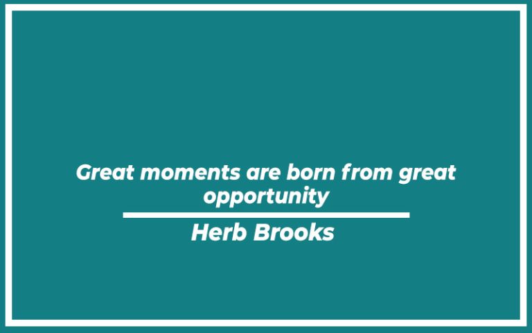 113 Best Herb Brooks Quotes (with Commentary) - Burning For Success
