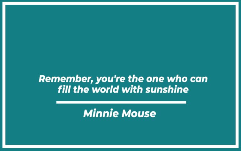 113 Best Minnie Mouse Quotes (with Commentary) - Burning For Success
