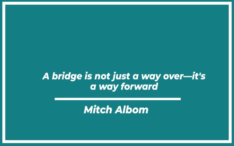 113 Best Bridge Quotes (with Commentary) - Burning For Success