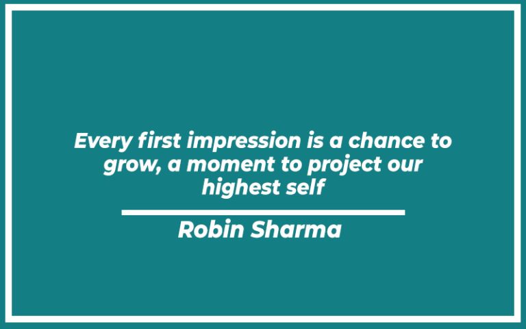 113 Best First Impression Quotes (with Commentary) - Burning For Success