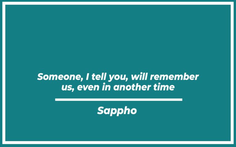 115 Best Sappho Quotes (with Commentary) - Burning For Success
