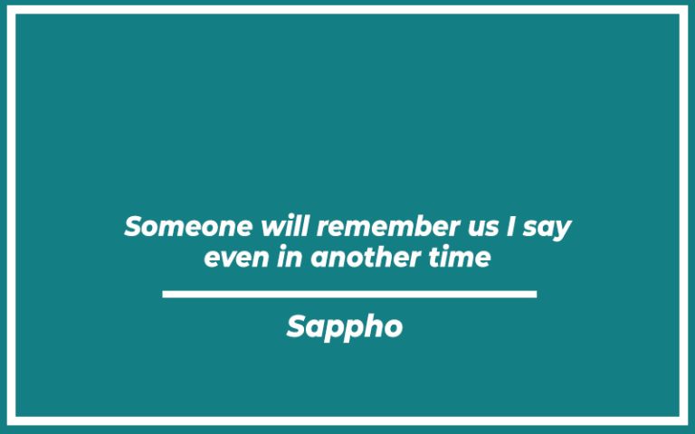 115 Best Sappho Quotes (with Commentary) - Burning For Success