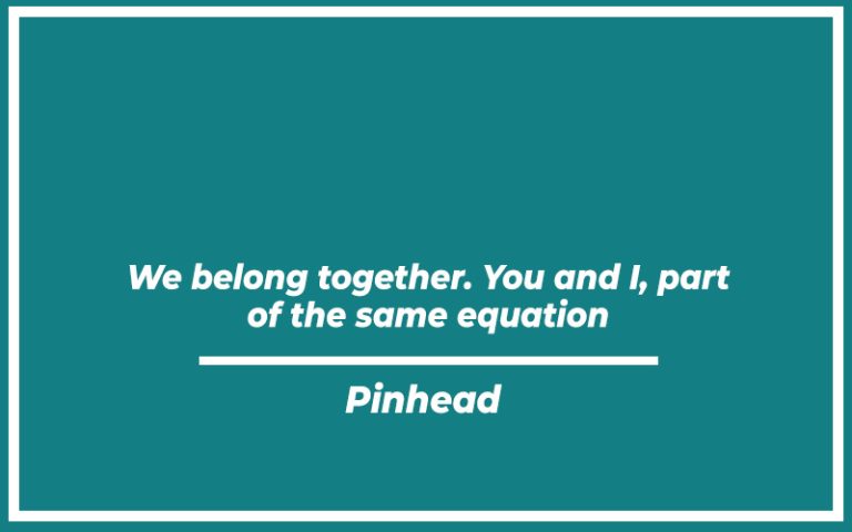 115 Best Pinhead Quotes (with Commentary) - Burning For Success