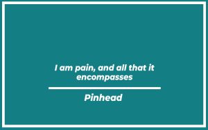 115 Best Pinhead Quotes (with Commentary) - Burning For Success