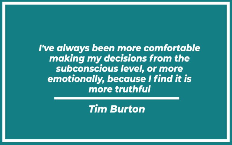 113 Best Tim Burton Quotes (with Commentary) - Burning For Success