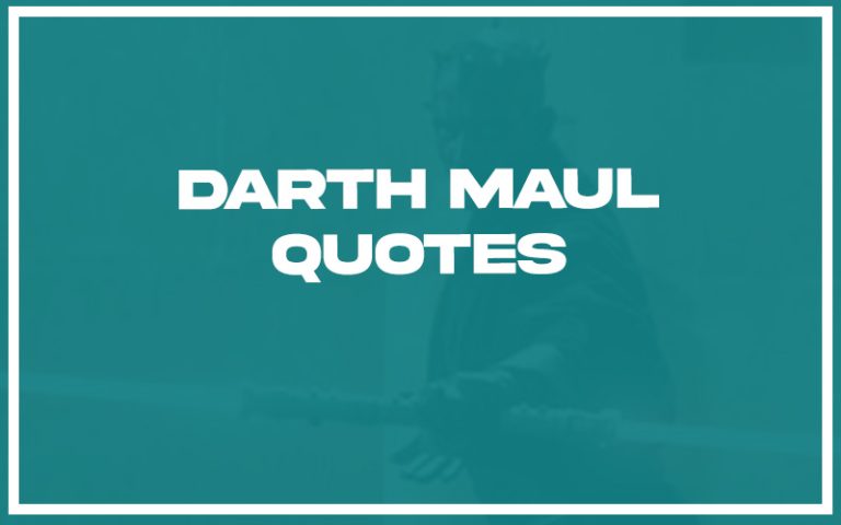 115 Best Darth Maul Quotes (with Commentary) - Burning For Success