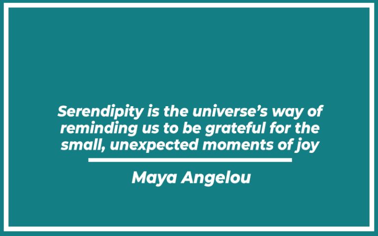 115 Best Serendipity Quotes (with Commentary) - Burning For Success