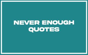 115 Best Never Enough Quotes (with Commentary) - Burning For Success