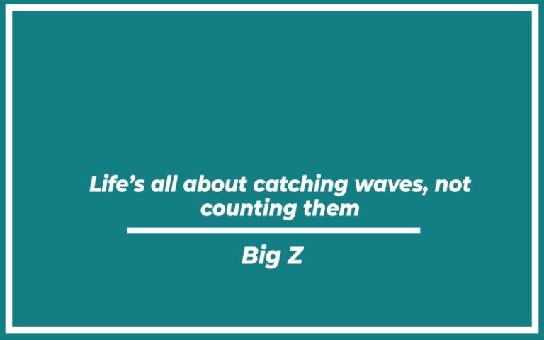 115 Best Surf's Up Quotes (with Commentary) - Burning For Success