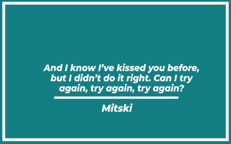 115 Best Mitski Quotes (with Commentary) - Burning For Success