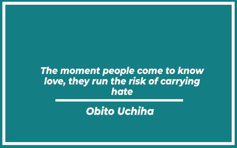 115 Best Obito Uchiha Quotes (with Commentary) - Burning For Success