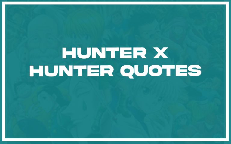 113 Best Hunter x Hunter Quotes (with Commentary) - Burning For Success