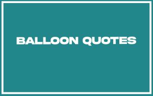 131 Best Balloon Quotes (with Commentary) - Burning For Success