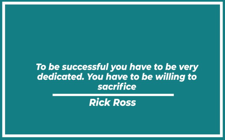 131 Best Rick Ross Quotes (with Commentary) - Burning For Success