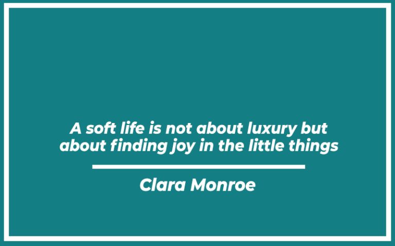 151 Best Soft Life Quotes (with Commentary) - Burning For Success