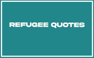 151 Best Refugee Quotes (with Commentary) - Burning For Success