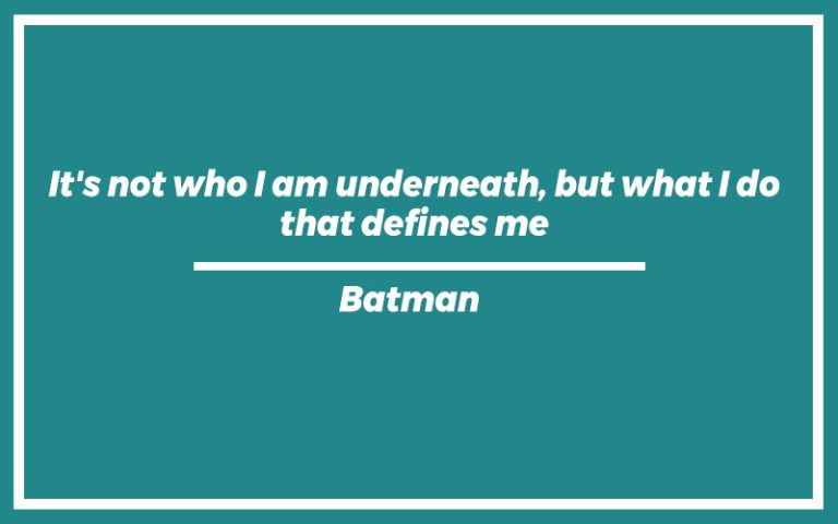 151 Best Batman Quotes (with Commentary) - Burning For Success