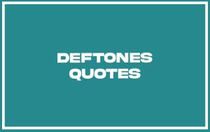 151 Best Deftones Quotes (with Commentary) - Burning For Success