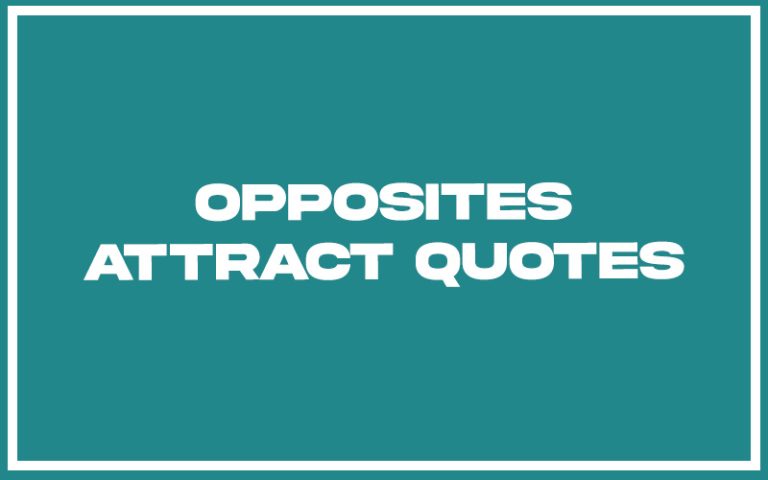 151 Best Opposites Attract Quotes (with Commentary) - Burning For Success