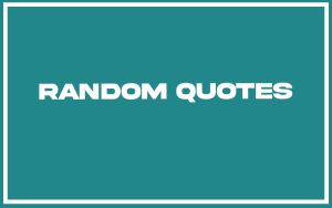 151 Best Random Quotes (with Commentary) - Burning For Success
