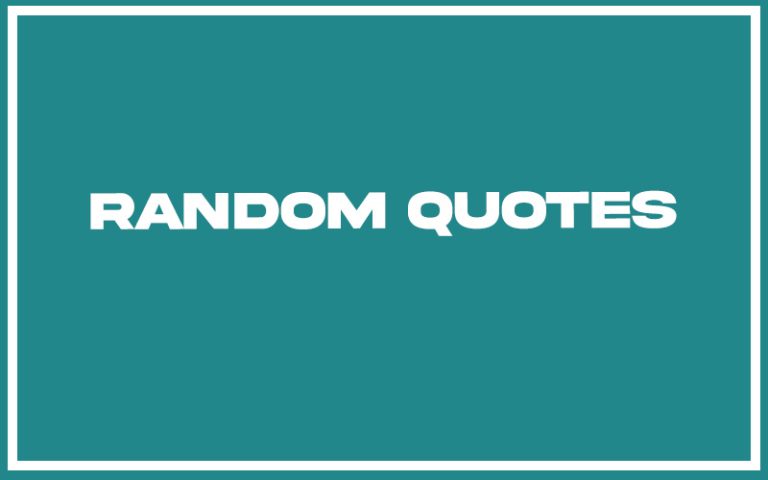151 Best Random Quotes (with Commentary) - Burning For Success