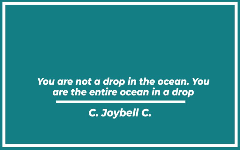 151 Best C. Joybell C Quotes (with Commentary) - Burning For Success