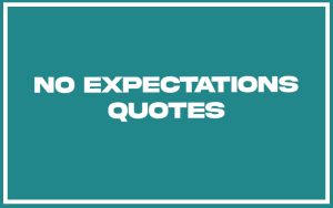 151 Best No Expectations Quotes (with Commentary) - Burning For Success