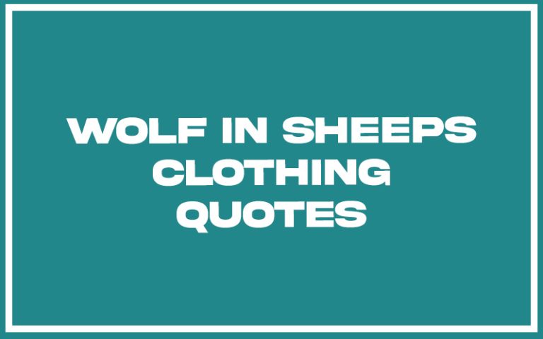 151 Best Wolf In Sheep's Clothing Quotes (with Commentary) - Burning ...