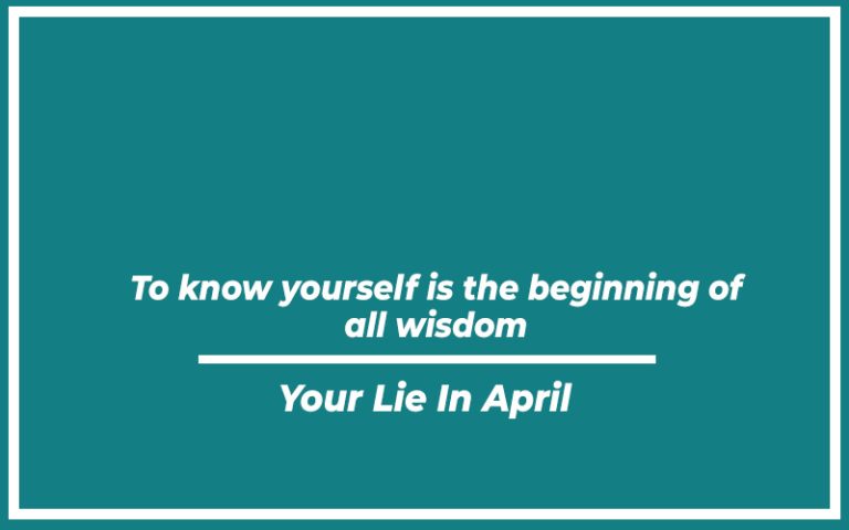 151 Best Your Lie In April Quotes (with Commentary) - Burning For Success