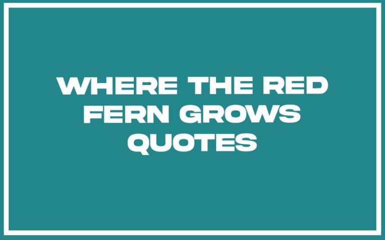 151 Best Where the Red Fern Grows Quotes (with Commentary) - Burning ...