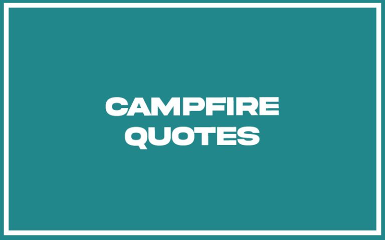 151 Best Campfire Quotes (with Commentary) - Burning For Success