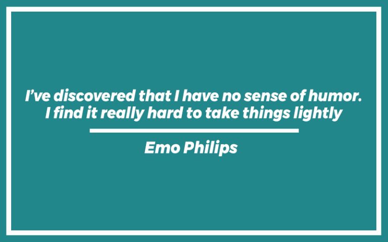 151 Best Emo Philips Quotes (with Commentary) - Burning For Success