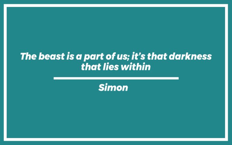 151 Best Lord of the Flies Simon Quotes (with Commentary) - Burning For ...