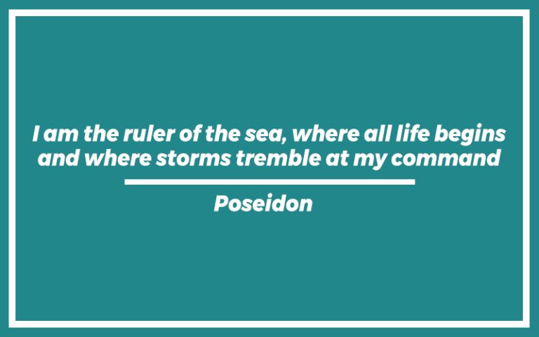 151 Best Poseidon Quotes (with Commentary) - Burning For Success