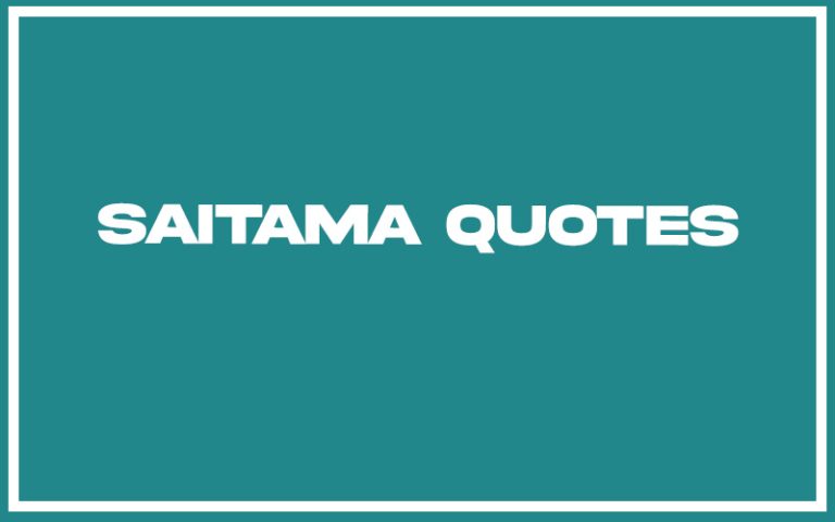 151 Best Saitama Quotes (with Commentary) - Burning For Success