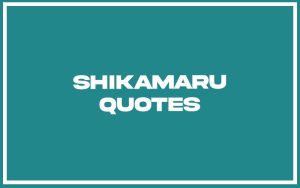 151 Best Shikamaru Quotes (with Commentary) - Burning For Success