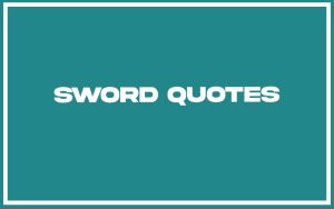 151 Best Sword Quotes (with Commentary) - Burning For Success