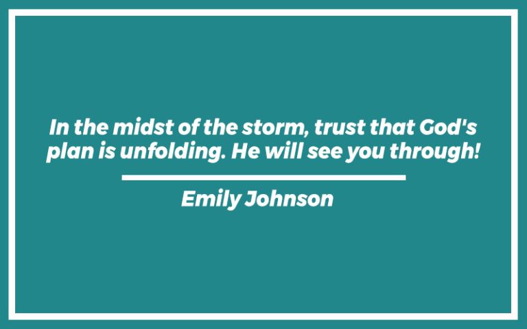 151 Best Trusting God In the Storm Quotes (with Commentary) - Burning ...