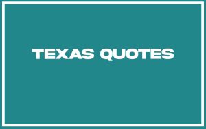 151 Best Texas Quotes (with Commentary) - Burning For Success