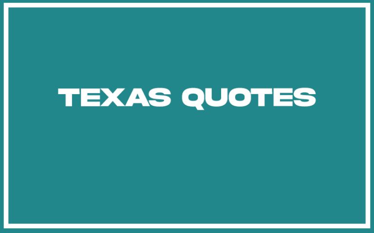 151 Best Texas Quotes (with Commentary) - Burning For Success