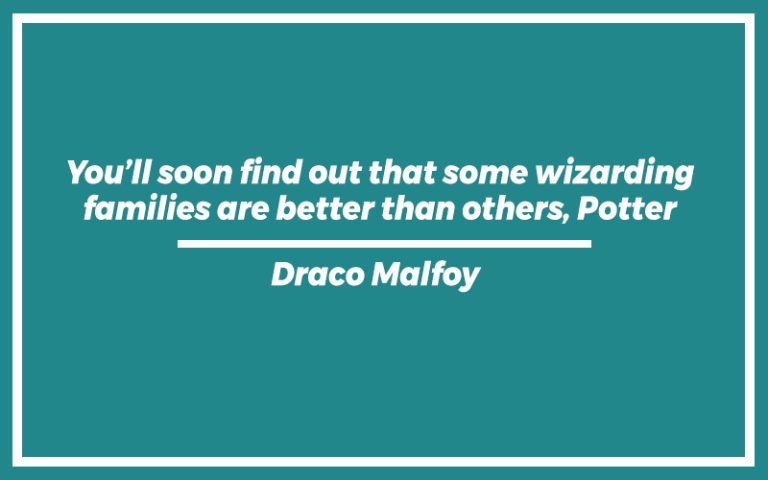151 Best Draco Malfoy Quotes (with Commentary) - Burning For Success