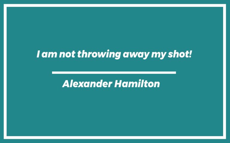 151 Best Hamilton Quotes (with Commentary) - Burning For Success