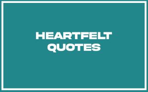 151 Best Heartfelt Quotes (with Commentary) - Burning For Success