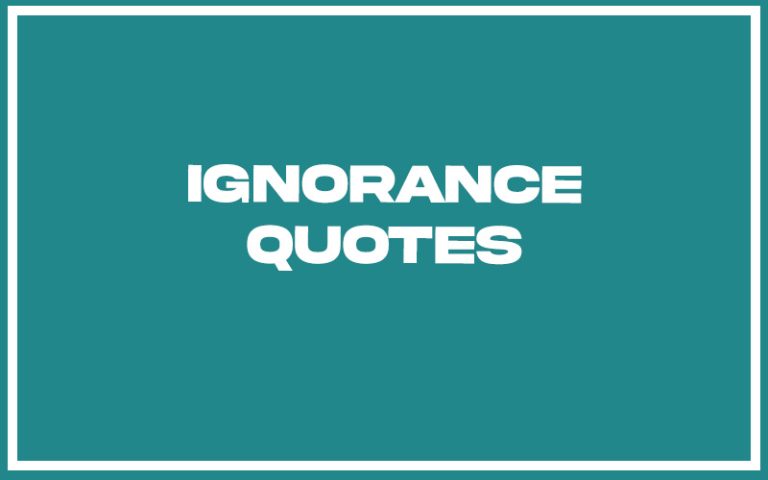 151 Best Ignorance Quotes (with Commentary) - Burning For Success